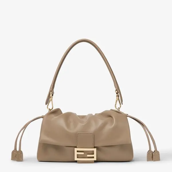 Fendi Baguette® Soft Medium Dove Nappa Leather Bag